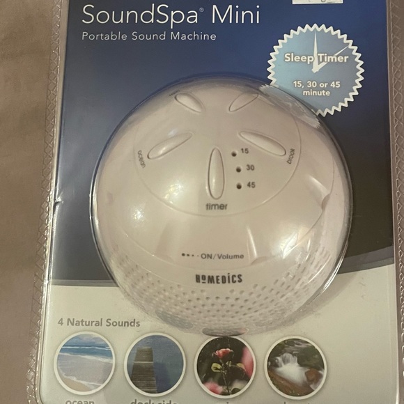 Homedics | Other | Nwt Homedics Soundspa Mini Portable Sound Machine ...
